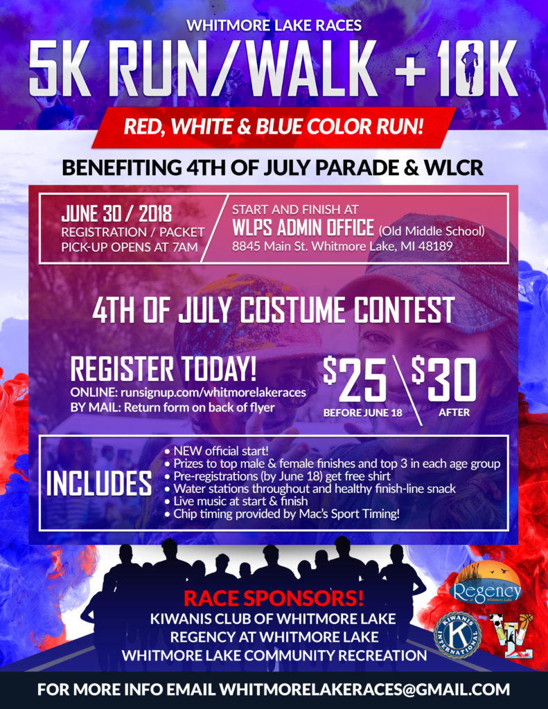 5k_10k_flyer_2018 (3) - Whitmore Lake Public Schools
