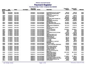 Accounts Payable Register 2019-20 - Whitmore Lake Public Schools
